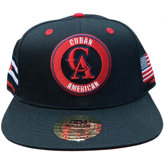 CUBAN AMERICAN SNAPBACK CAP – 004CONNEC